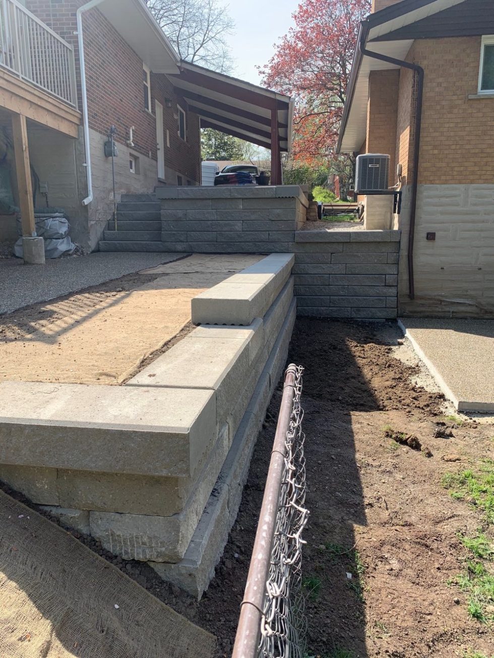 Retaining Walls & Steps - Southern Stone Outdoor Creations